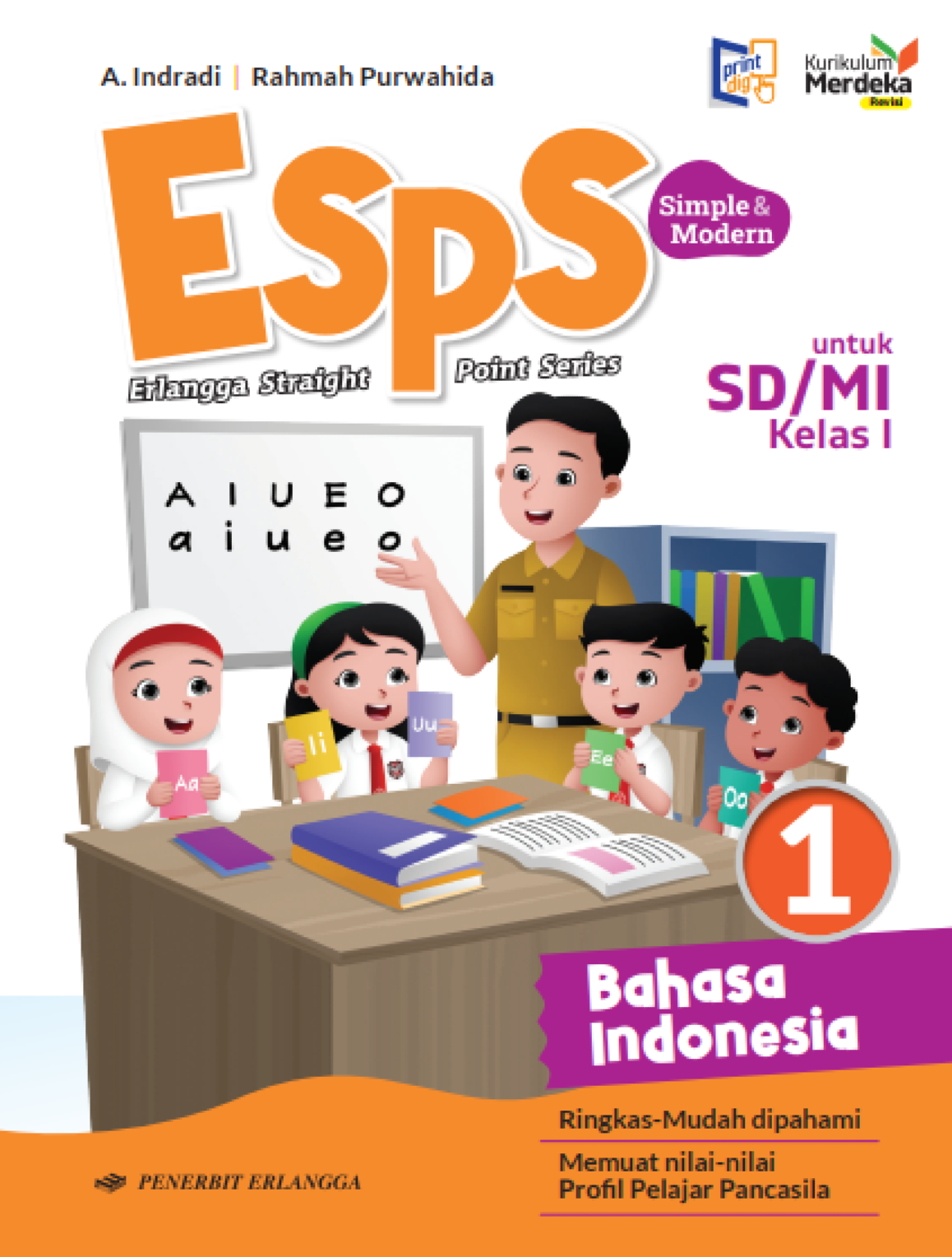 Erlangga - ESPS Bahasa Indonesia SD Kelas 1 KM Revisi
